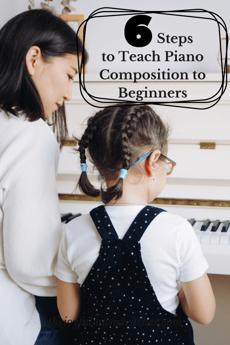 How to Compose a Song - Piano for Beginners - The Joyful Music Teacher